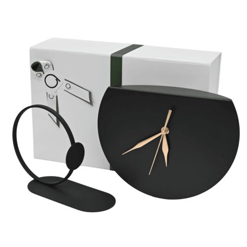 Gift Package | Shelf Clock & Bookend - accents