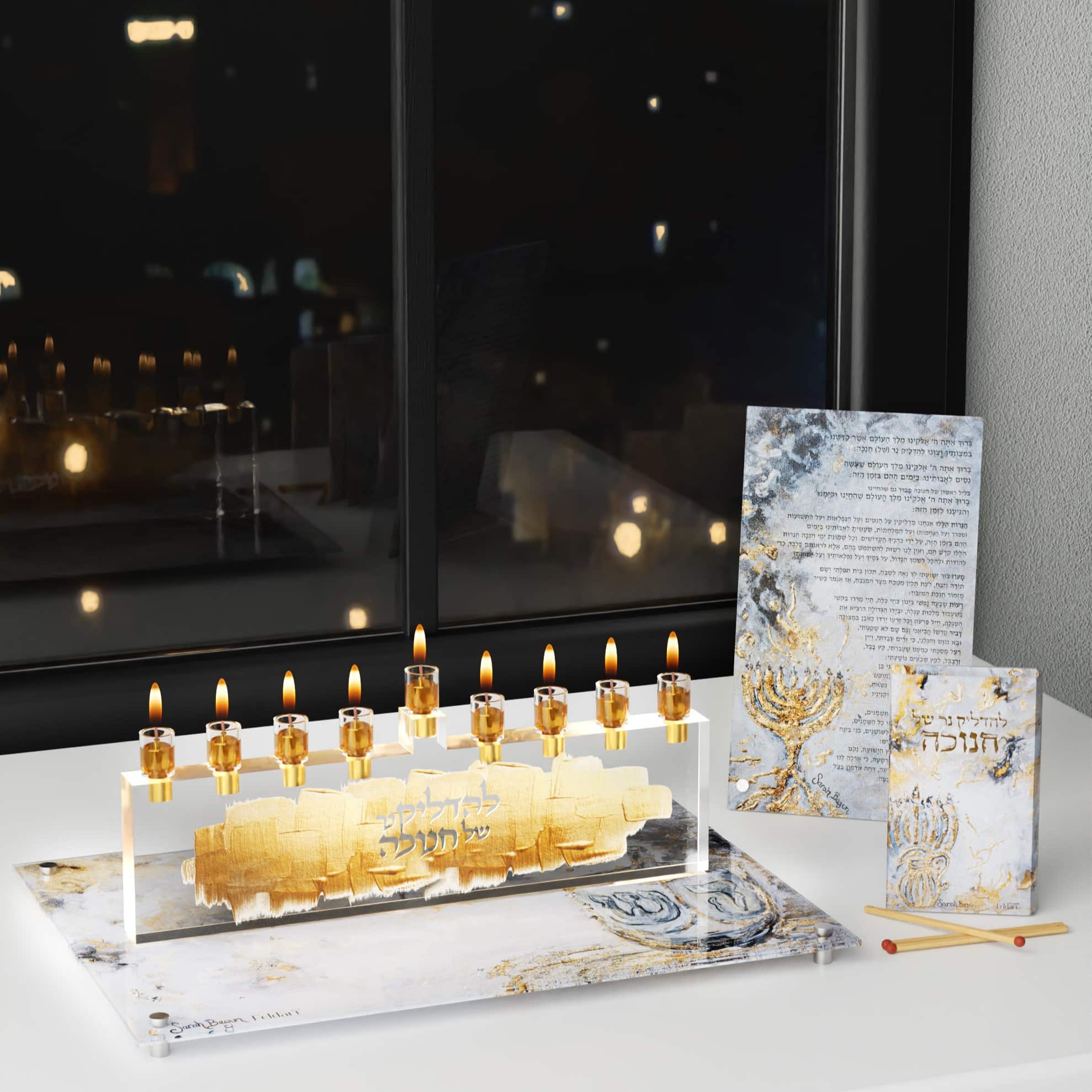 Menorah Artwork - accents