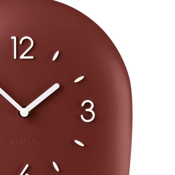Bell Wall Clock, Ruby - accents