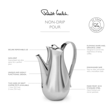 Drift Coffee Pot, 1 Litter - accents